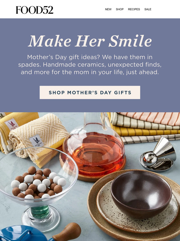 Food52 Email Newsletters: Shop Sales, Discounts, and Coupon Codes