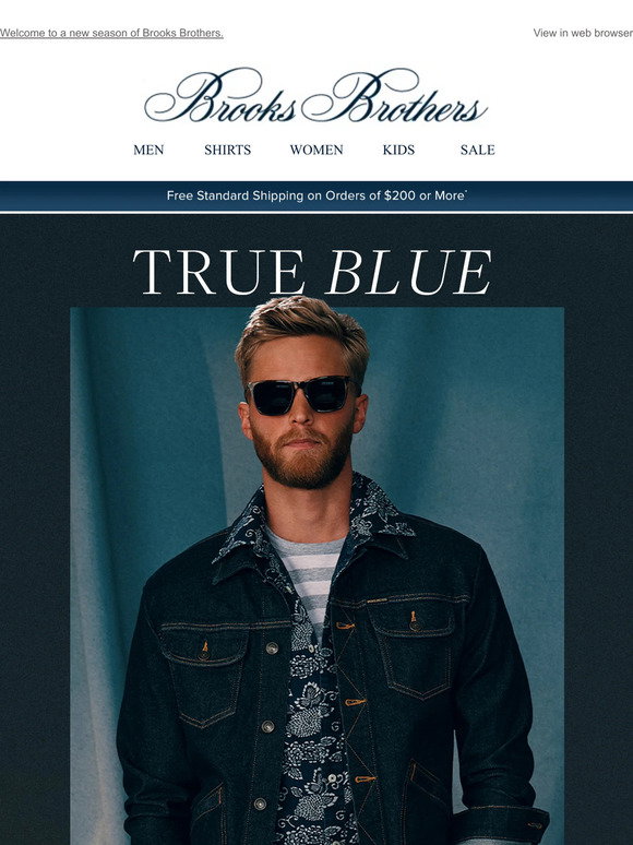 Brooks Brothers: It's all about dark denim for spring. | Milled