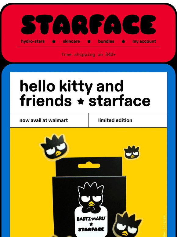 Starface: WALMART: HELLO KITTY x STARFACE ️ | Milled