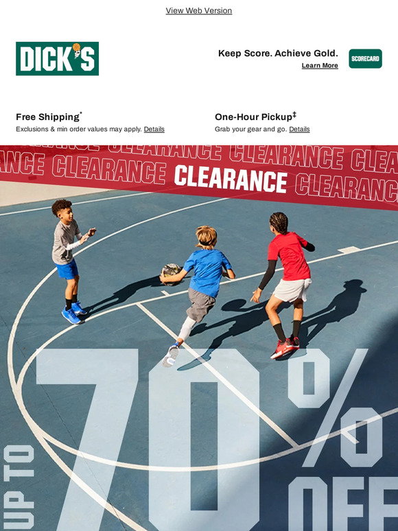 Dick's Sporting Goods: Explore our spring deals... There's not much ...