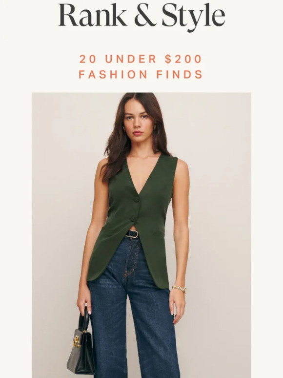 Rank & Style: FOUND: The Season’s Most Popular Fashion Trends—At Prices ...