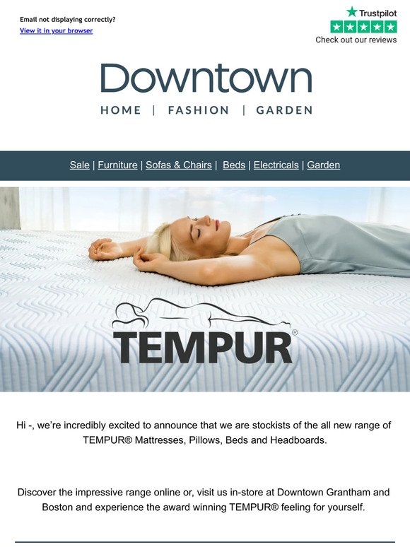 Oldrids & Downtown: — - the NEW Tempur collection has just landed... 👀 | Milled