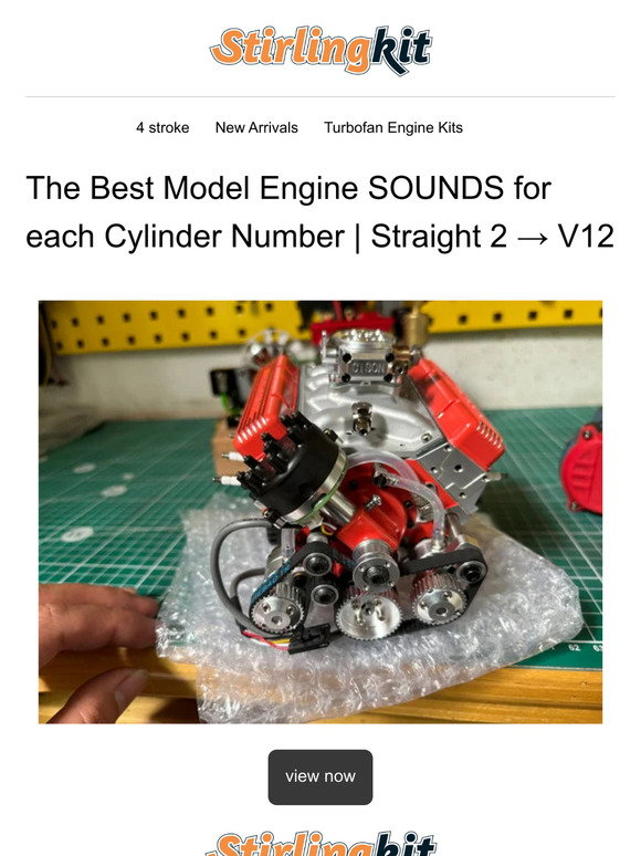 Stirlingkit: Best Model Engine SOUNDS for each Cylinder Number ...