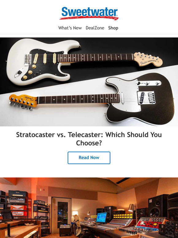 Sweetwater: Stratocaster vs. Telecaster: Which Should You Choose? | Milled