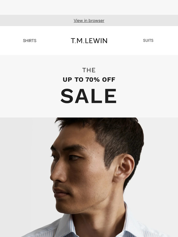 TM Lewin: SALE: The Shirt Of The Week | Milled