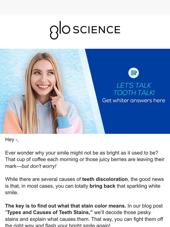 GLO Science: What your teeth color say about your health? | Milled