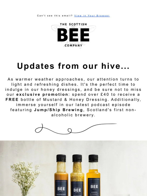 The Scottish Bee Company: Explore Our Honey Dressings & Claim Your FREE ...