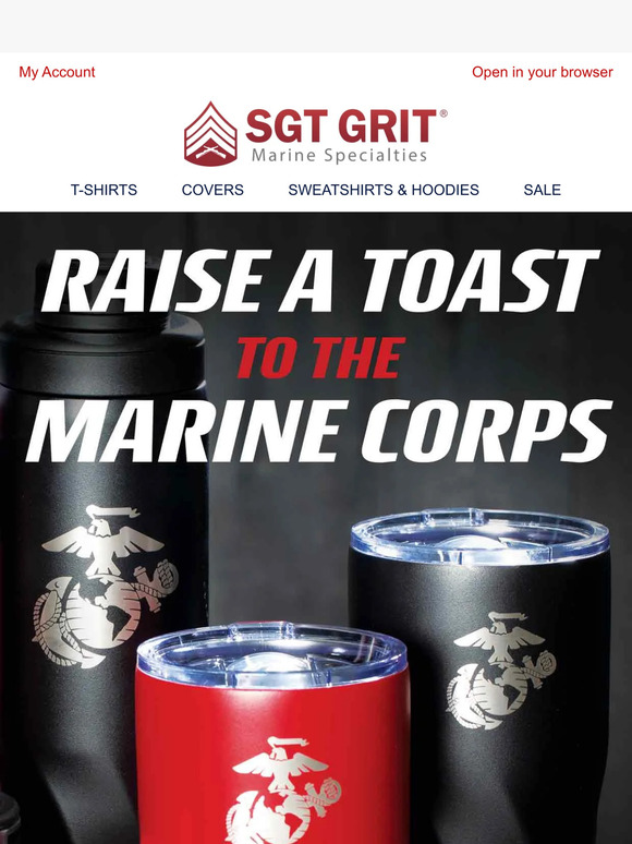 Sgt. Grit Marine Specialties: Raise a Toast to the Marine Corps | Milled