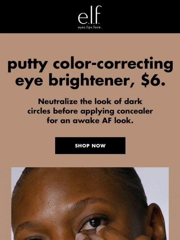 Elf Cosmetics: Wake eyes the e.l.f. up with brightening Putty 👀 | Milled