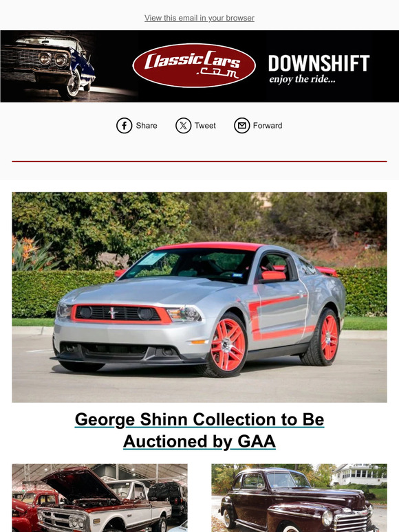 ClassicCars: George Shinn Collection to Be Auctioned by GAA | Milled