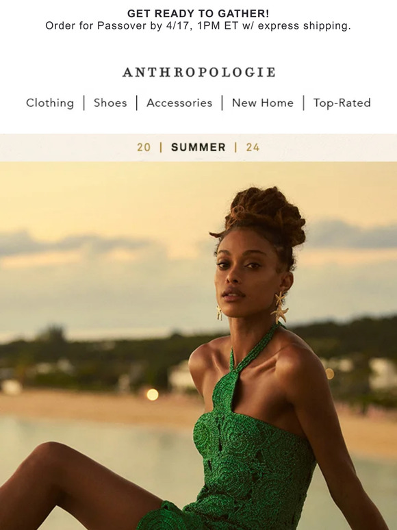 Anthropologie: The Golden-Hour Dress Shop | Milled