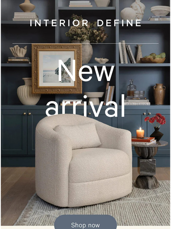 Interior Define: HOT SEAT: The *New* Fiona Chair | Milled