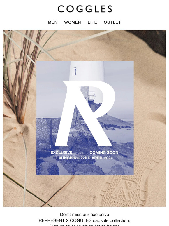 Coggles: Coming soon | REPRESENT X COGGLES | Milled