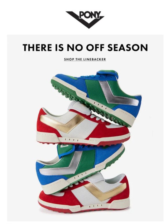 PONY: JUST DROPPED: New Iconic Linebacker Colorways Are Here | Milled