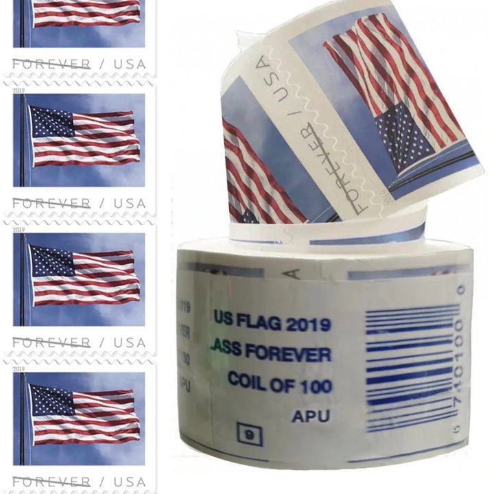 Overhalf Sale: 🇺🇸 Save $12: Coil of 100 Forever Stamps🇺🇸 | Milled