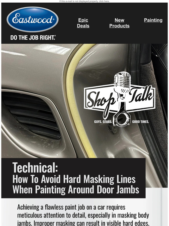 Eastwood: Shop Talk – How To Avoid Hard Masking Lines! | Milled