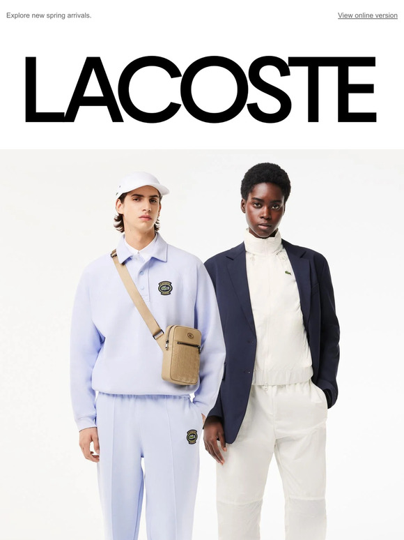 Lacoste: Coordinated Looks: Iconic Tracksuits | Milled
