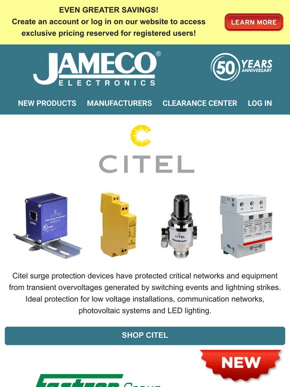 JAMECO: This Week's Product Highlights | Milled