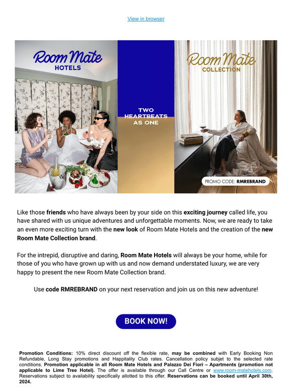 Room Mate: Discover the new image of Room Mate Hotels and the new brand ...