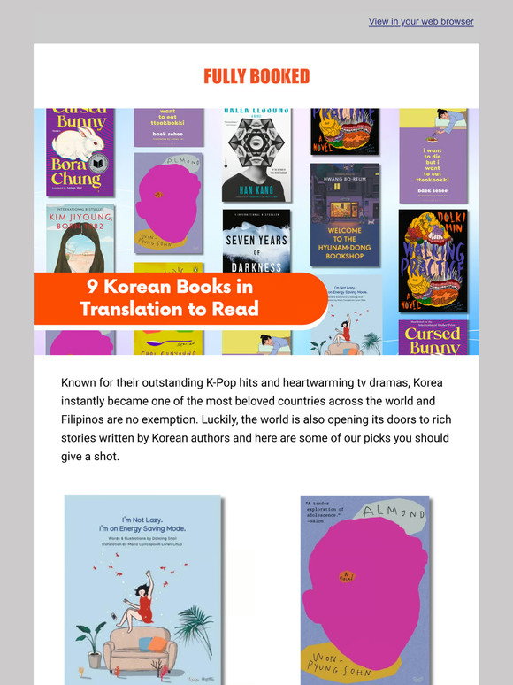 Fully Booked: 9 Korean Books in Translation to Read Now | Milled