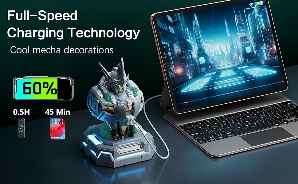Mechdiy: Multi-Device Charging: Light Up Your Mecha World! | Milled