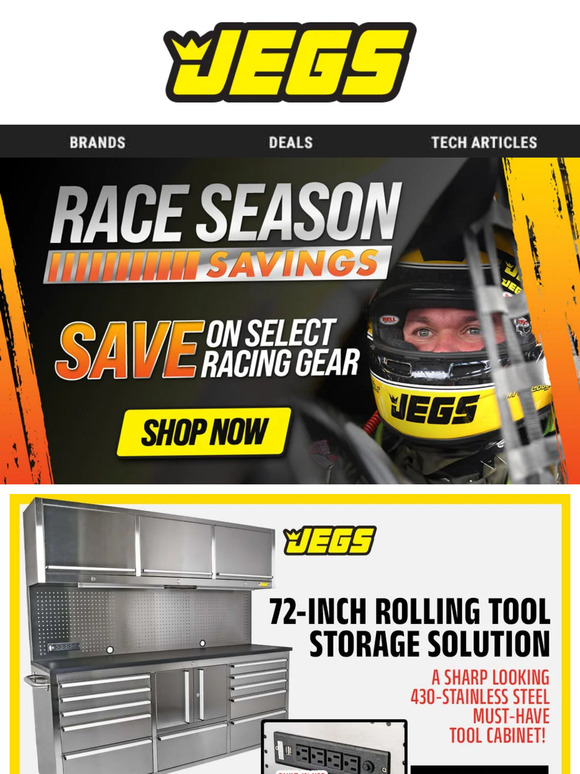 JEGS: Race Season Savings: Tool Sets, Floor Jacks, Blower Fans & More ...