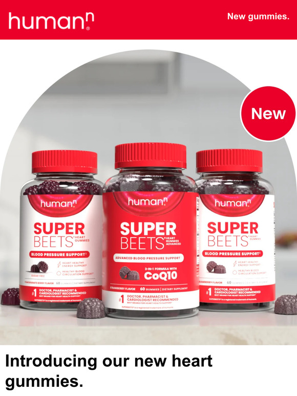 HumanN: Introducing NEW SuperBeets Heart Gummies – plus Advanced with ...