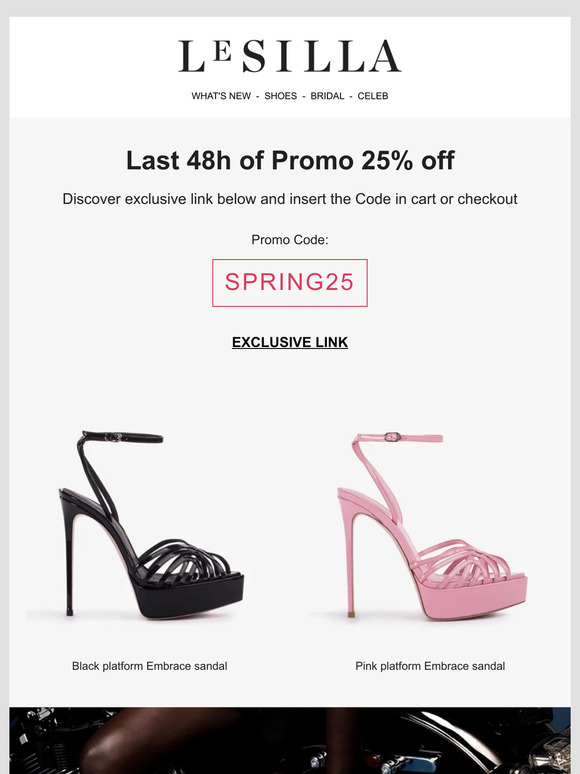 Le Silla: Last 48h of promo 25% off. Promo code | Milled