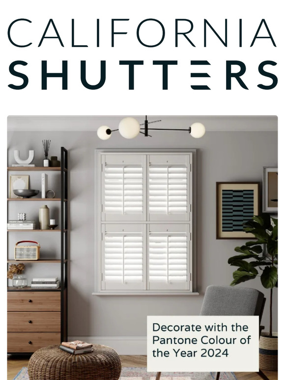 California Shutters: Decorate with the Pantone Colour of the Year 2024 ...