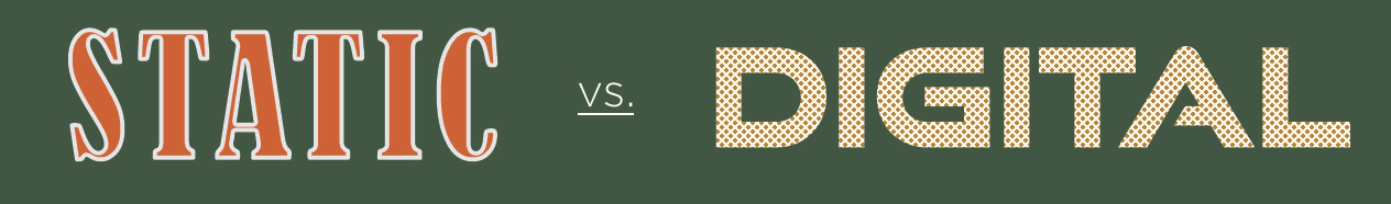 Post Up Stand: Static vs. Digital Signage: Find Out Which One is Right ...