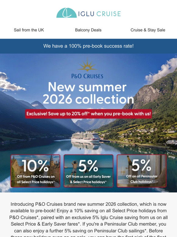 Iglu Cruise: This way for P&O Cruises new summer 2026 collection | Milled
