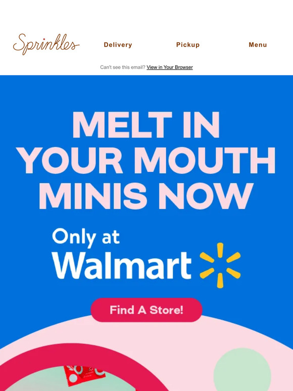 Sprinkles: Mini chocolates, now in your Walmart candy aisle! | Milled