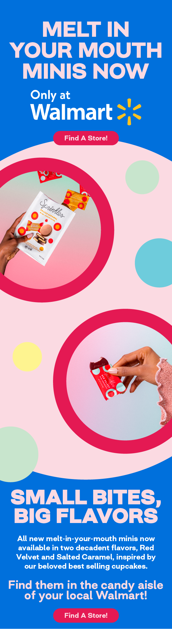 Sprinkles: Mini chocolates, now in your Walmart candy aisle! | Milled