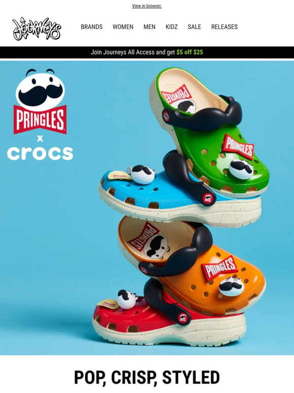 Journeys: Pringles x Crocs have arrived | Milled