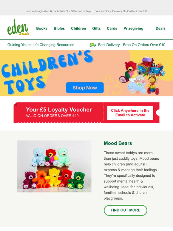 Eden: 🧸 Introducing... Mood Bears + More Children's Toys & Gifts | Your ...