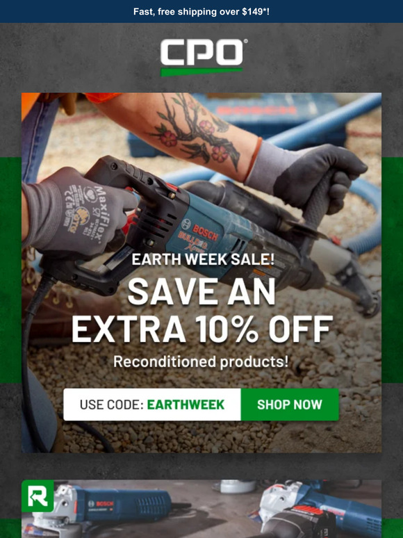 CPO Outlets: Earth Week Exclusive: Extra 10% Off Reconditioned Products ...