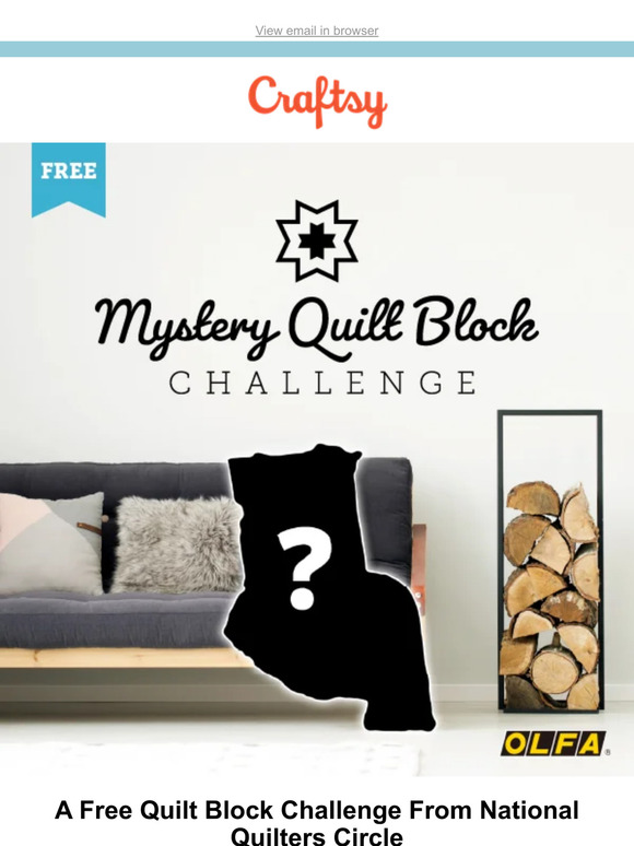 Craftsy: Free Mystery Quilt Block Challenge 🕵️‍♀️ | Milled