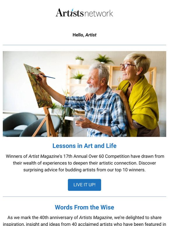 Artists Network: Lessons in Art and Life | Milled