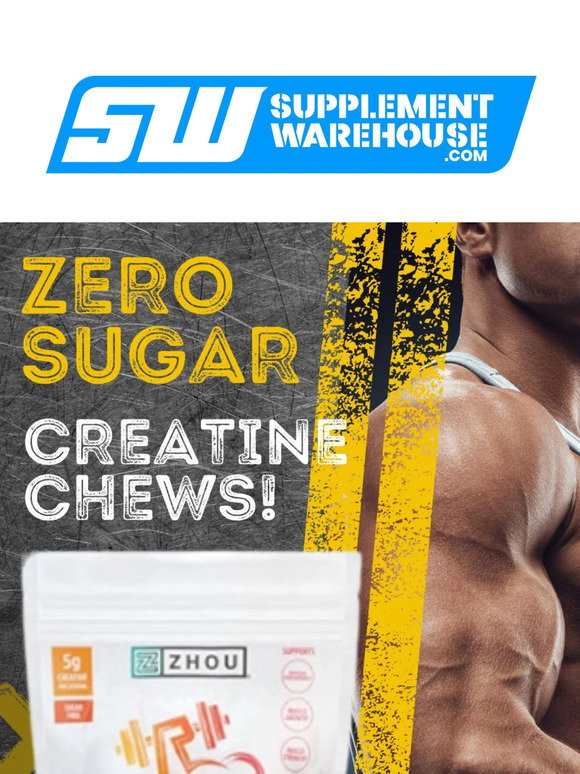 Supplement Warehouse: NEW: Zero Sugar Creatine Chews 💪 | Milled