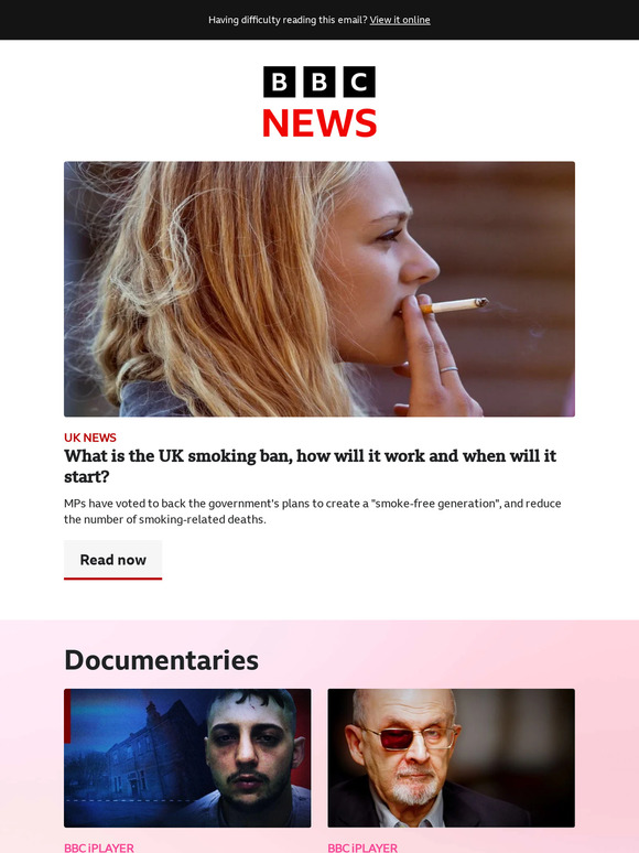 BBC: Smoking ban: how will it work? | McCartney and Lennon release ...