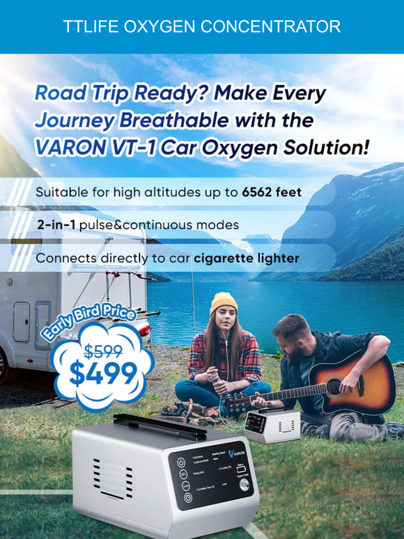 TTLife Oxygen Concentrator: Spring into Adventure: Upgrade Your Road ...