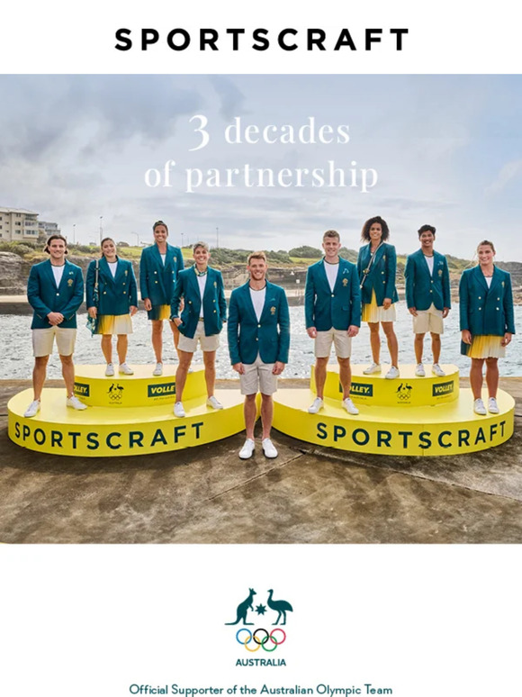Sportscraft: A First Look At The 2024 Australian Olympic Uniform | Milled