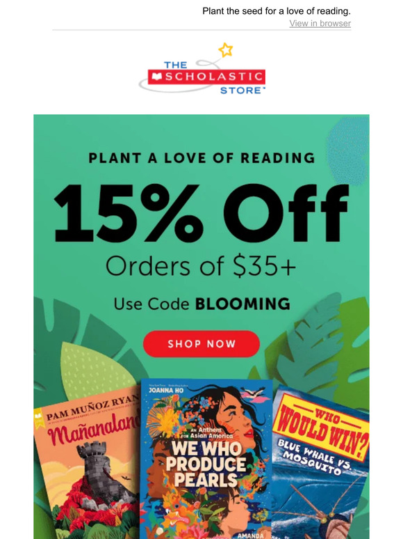Scholastic: Two Days Only! 15% Off Sitewide 🌱 | Milled