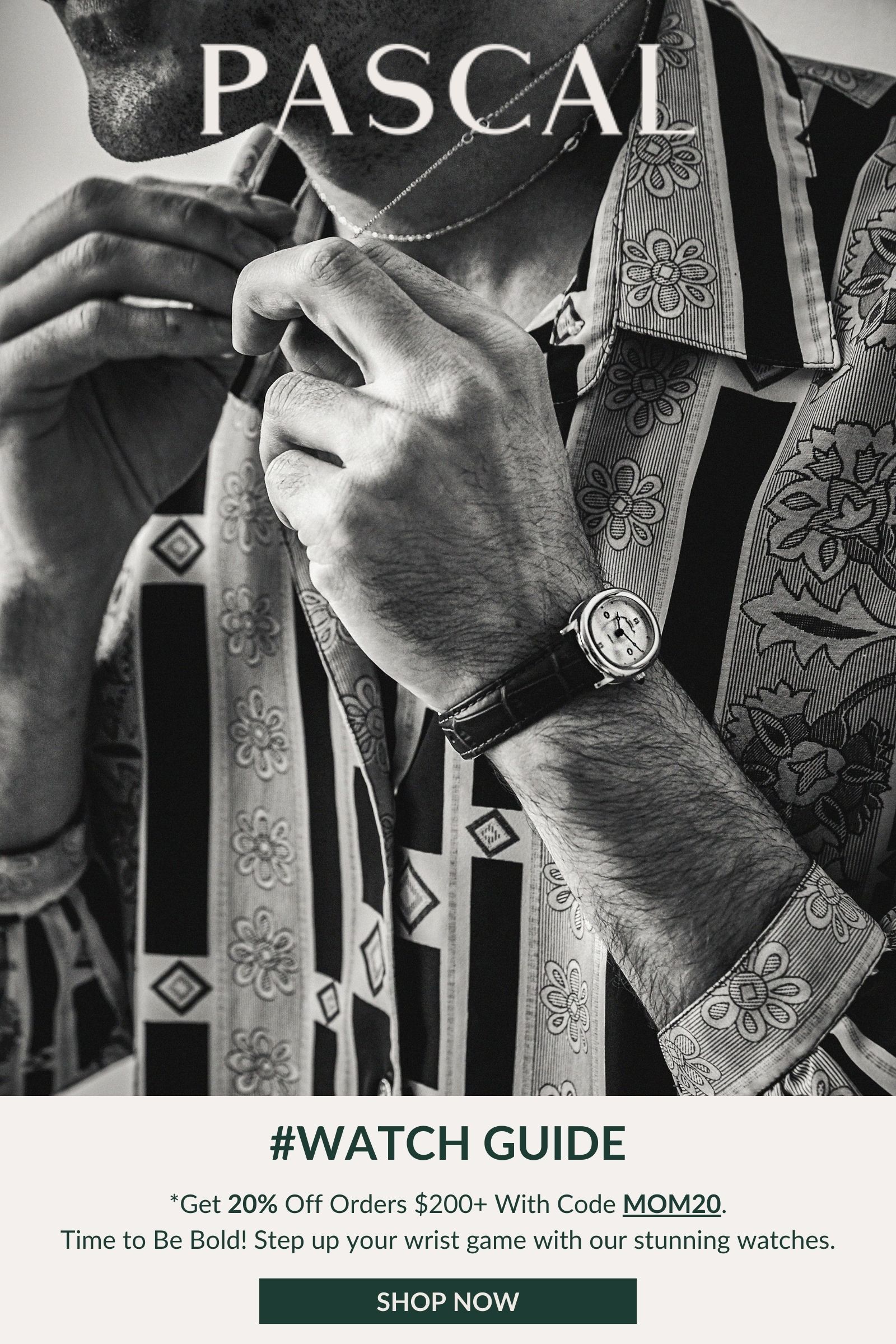 Pascal: 20% Off: Eyeing New Watches? | Milled
