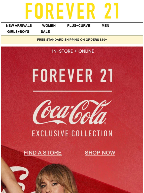Forever 21: Forever 21 | Coca-Cola Just Dropped | Milled