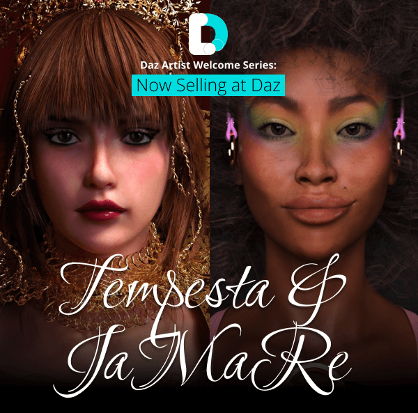 DAZ 3D: Daz Welcomes - Tempesta and JaMaRe | Milled