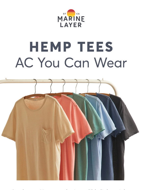 Marine Layer: New light-as-air hemp styles. | Milled