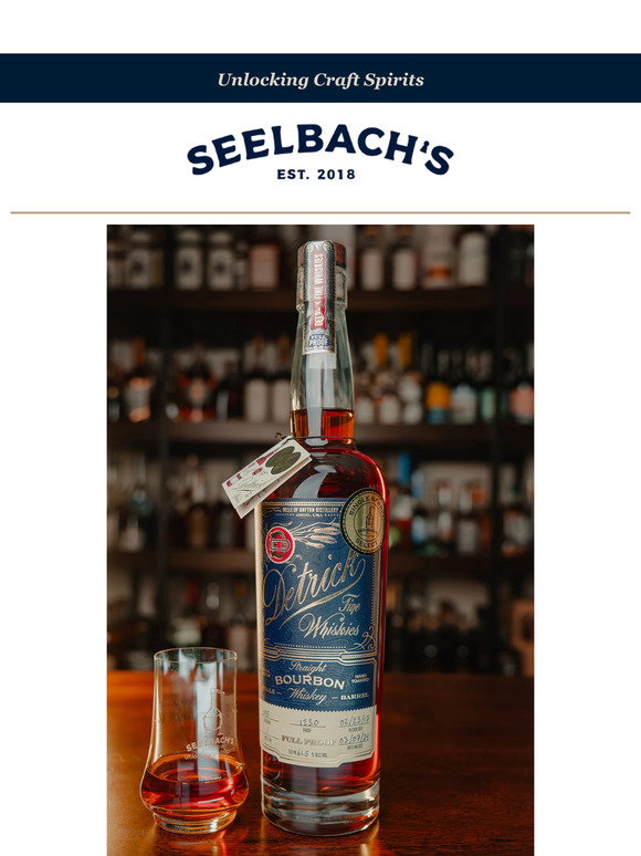 Seelbachs: Detrick Full Proof Bourbon Single Barrel | Milled