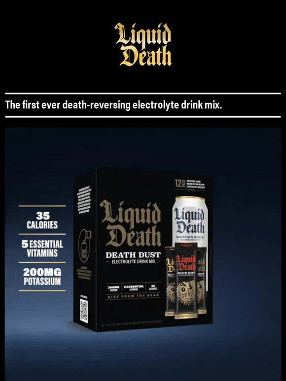 Liquid Death: The Gold Mini-Fridge Is Back | Milled