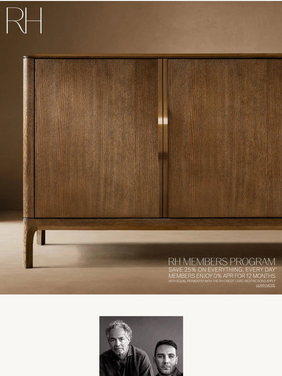 Restoration Hardware: Discover the Padua Collection. Handcrafted in ...